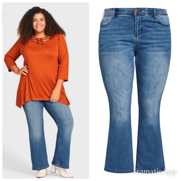 Avenue | Jeans | Nwt Avenue Bootleg Jean Light Wash | Poshmark